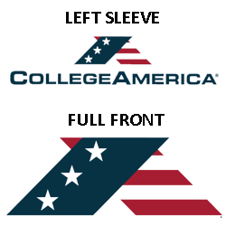 CollegeAmerica Mens Perfect Tri Crew Tee | CollegeAmerica