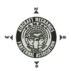 AMFA Embroidered Aqua Dry Pique Polo Shirt | Aircraft Mechanics ...