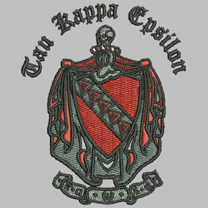 Tau Kappa Epsilon Fraternity Embroidered V-Neck Windshirt | Tau Kappa ...