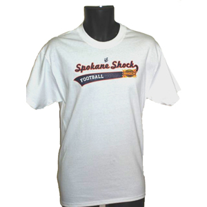 Spokane Shock 100% Cotton T-Shirt | Spokane Shock Arena Football