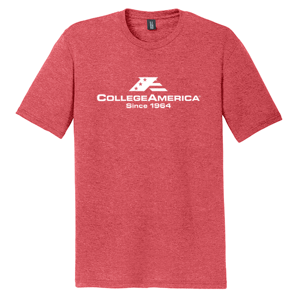 CollegeAmerica Mens Perfect Tri Crew Tee | CollegeAmerica