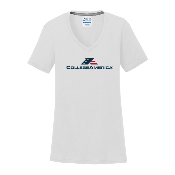 CollegeAmerica Arizona Ladies Essential Blended Performance V-Neck Tee ...