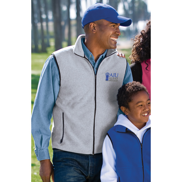 AIU Embroidered Fleece Vest | AIU Virtual