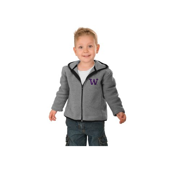UW Huskies Toddler R-Tek Fleece Full Zip Jacket | University of Washington