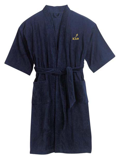Kappa Alpha Theta Embroidered Terry Velour Robe | Kappa Alpha Theta ...