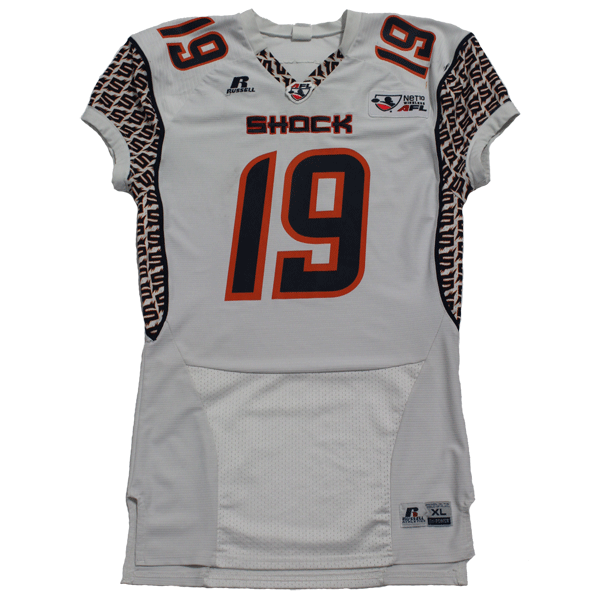 Spokane Shock Authentic Game Worn Jersey - #19 Spencer | Shock Jerseys