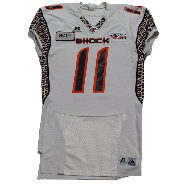 Spokane Shock Authentic Game Worn Jersey - #11 Briggs | Shock Jerseys