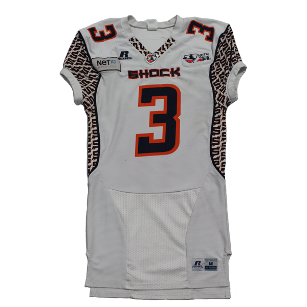 Spokane Shock Authentic Game Worn Jersey - #3 Dodd-Masters | Shock Jerseys
