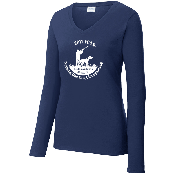 National Gun Dog Championship Ladies Long Sleeve 5.4-oz 100% Cotton T ...