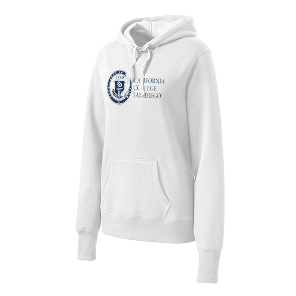 California College San Diego Ladies Pullover Hooded Sweatshirt ...